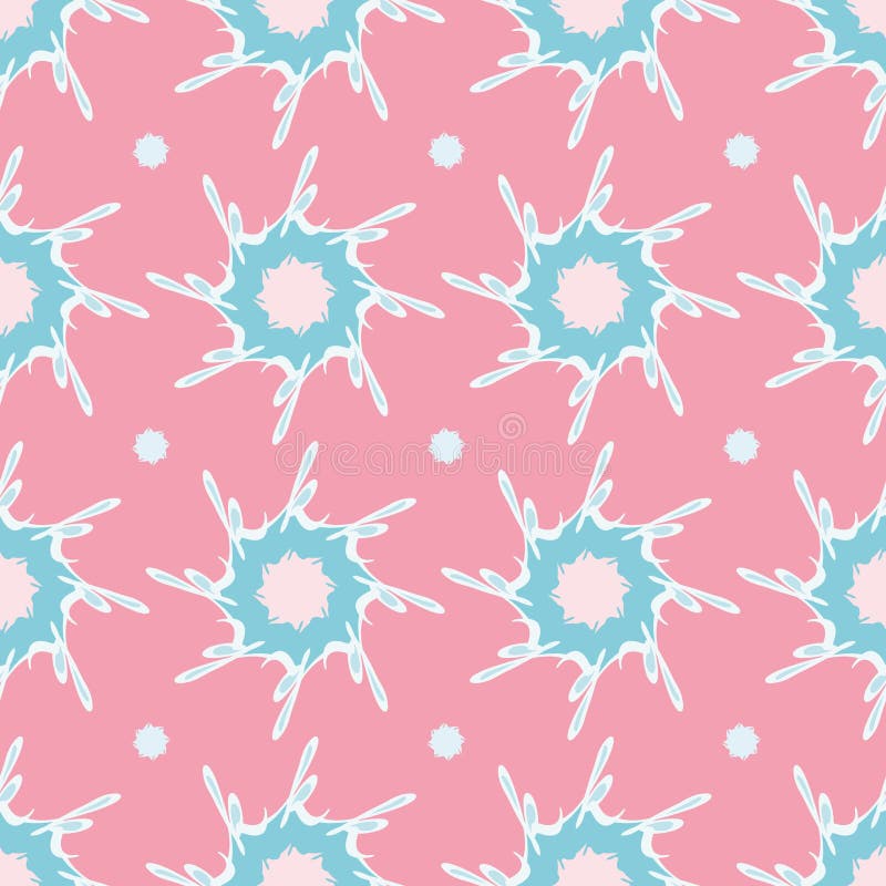 Girly Abstract Vector Repeat Pattern Stock Vector - Illustration of ...