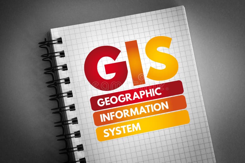 Gis Geographic Information System Acronym on Notepad Concept Backage ... Gis Geographic Information System Acronym on Notepad Concept Backage ...