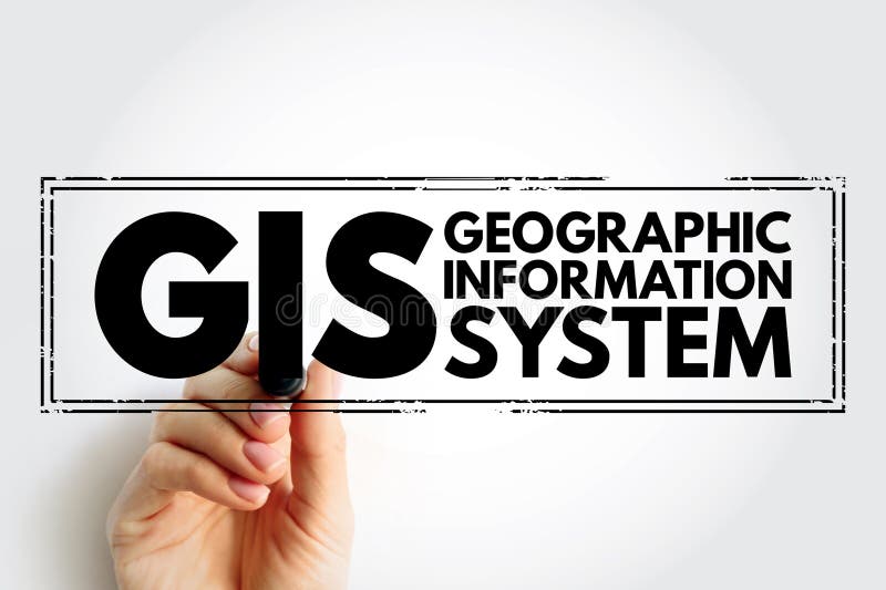 GIS Geographic Information System - Type of Database Containing ...
