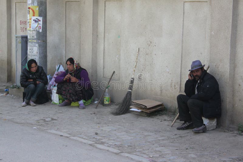 Gitans Roumains Dans La Voûte De Marbre Londres Photo stock éditorial ...
