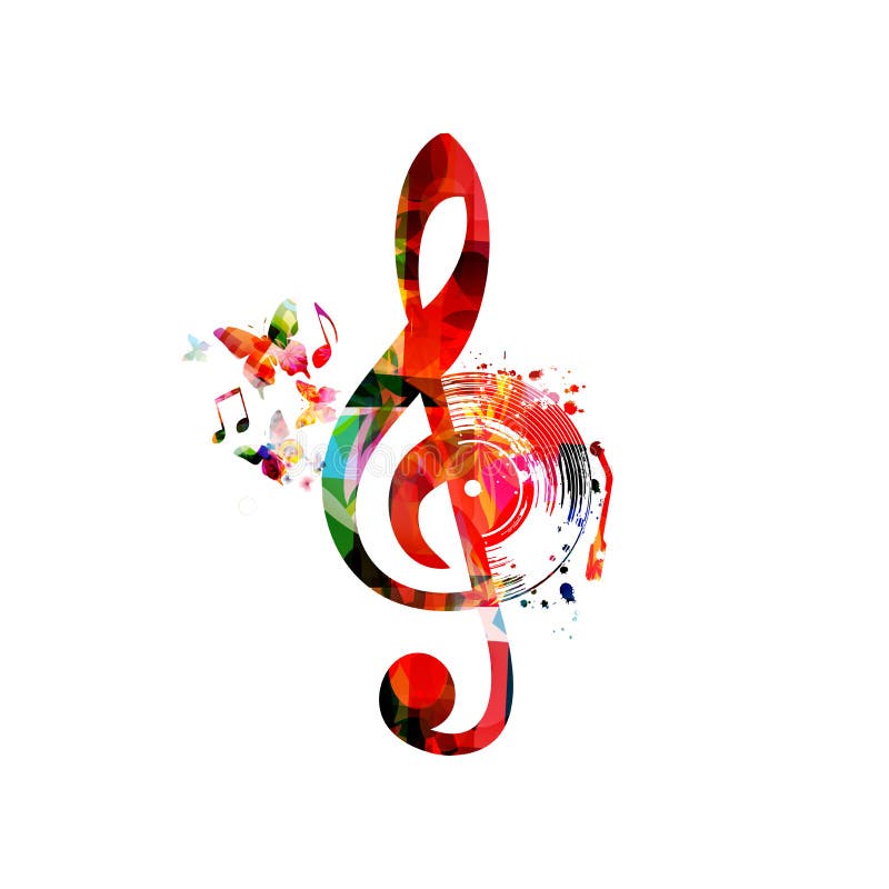 Colorful G Clef Stock Illustrations – 290 Colorful G Clef Stock ...