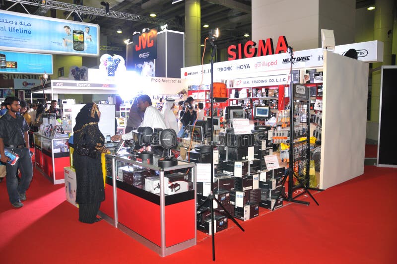 GITEX 2009 - Sigma Distributor Pavilion Editorial Stock Image - Image ...
