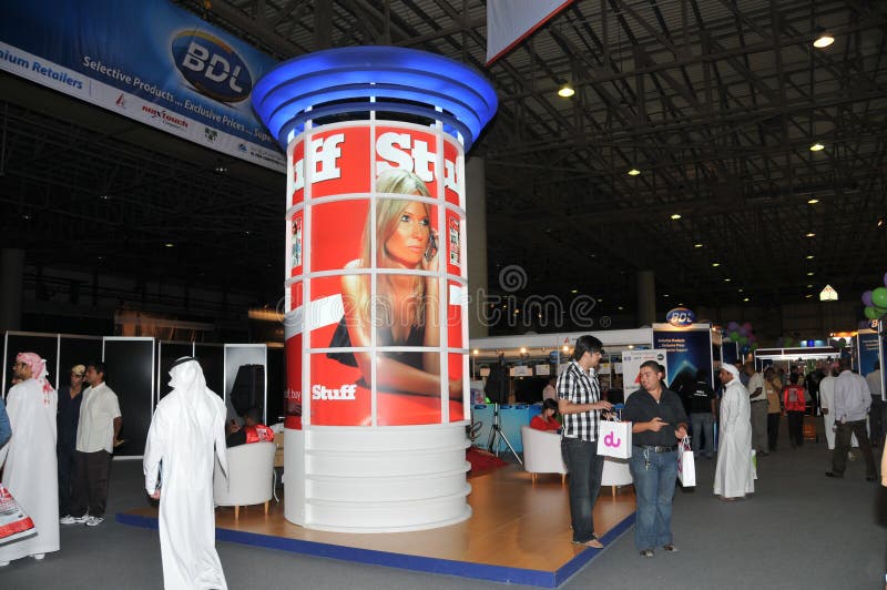 GITEX 2009 - Stuff Magazine Info Cenre Editorial Image - Image of ...