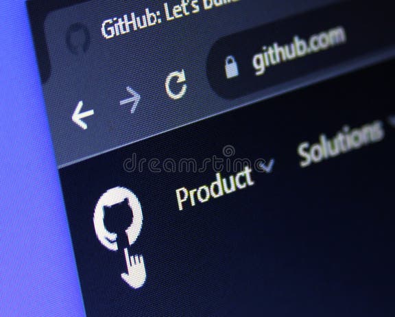 GitHub Company Website Logo Editorial Photography - Image of control ...