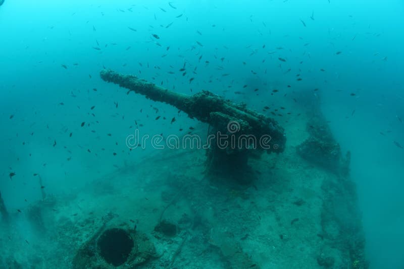 Giuseppe Dezza shipwreck stock photo. Image of scuba - 90158872