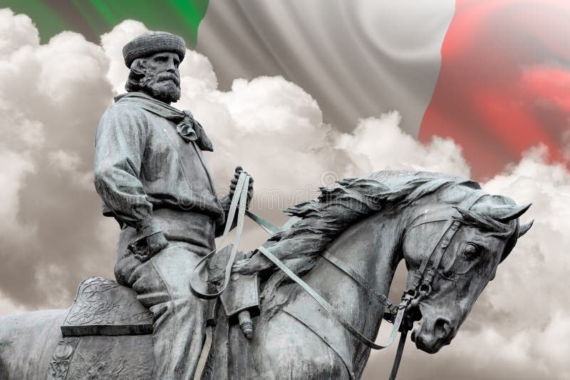 Giuseppe Garibaldi, the Hero of Two Worlds Stock Image - Image of ideal ...