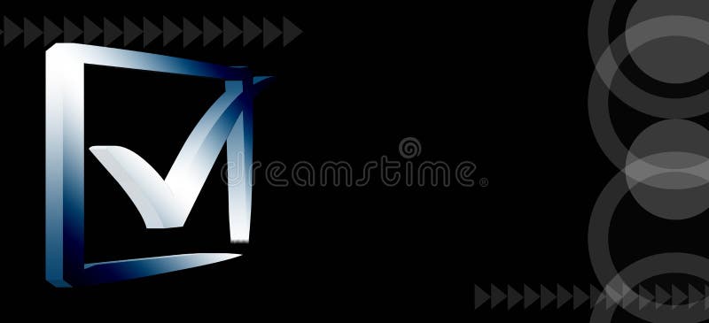 Simbolo corretto illustrazione di stock. Illustrazione di buon - 10342309