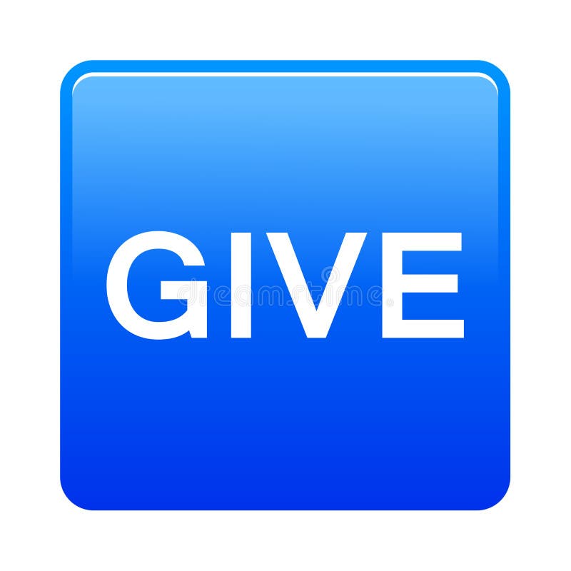 Give button stock vector. Illustration of giving, donate - 178638440