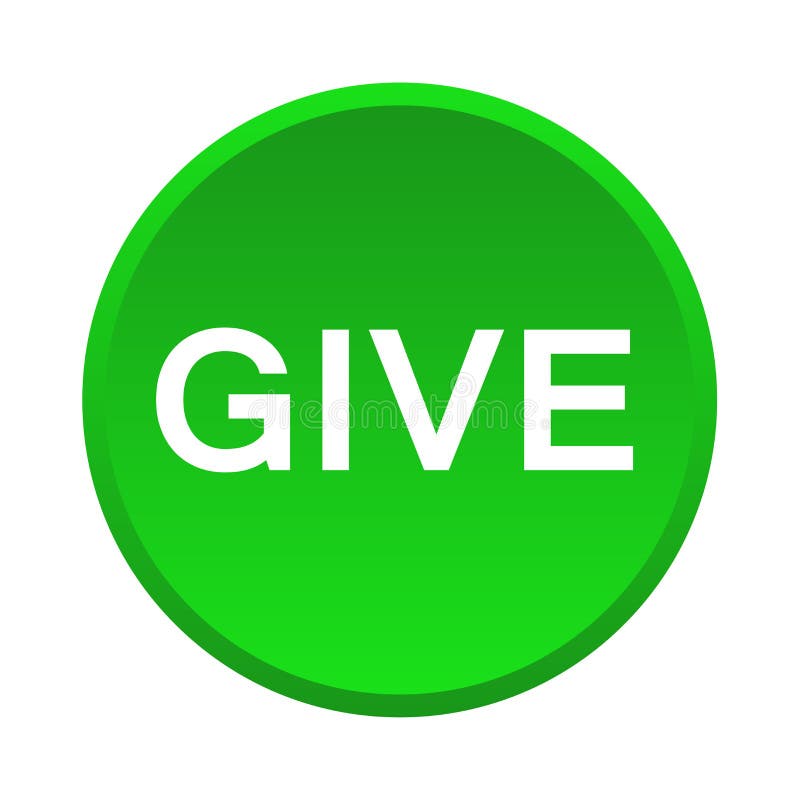 Give button stock vector. Illustration of giving, donate - 178638440