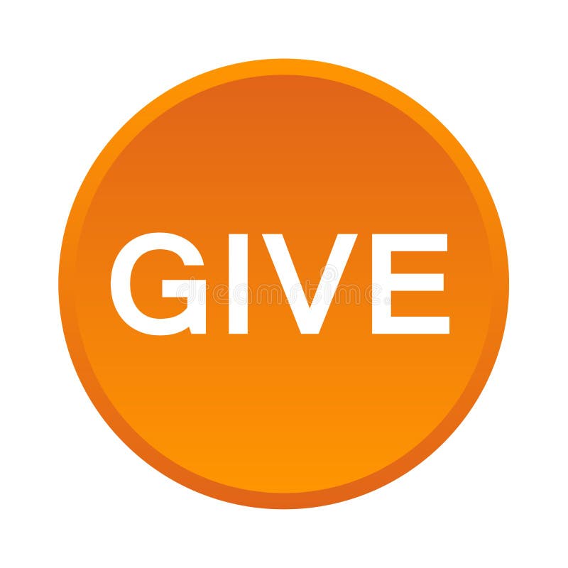 Give button stock vector. Illustration of giving, donate - 178638440