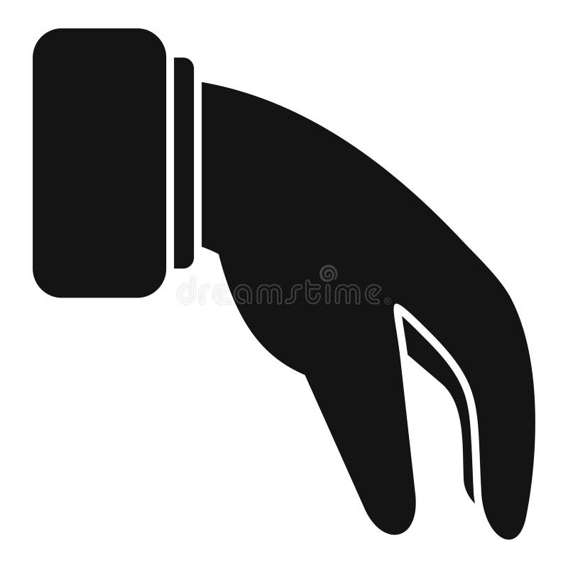Give Arm Icon Simple Vector. Pose Sign Stock Illustration ...