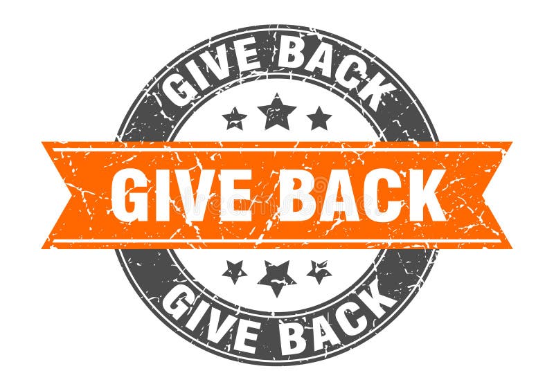 We Re Back Round Ribbon Isolated Label. we Re Back Sign Stock Vector ...