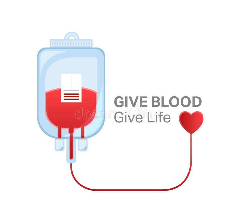 Give Blood Give Life Vector Stock Vector - Illustration of background ...