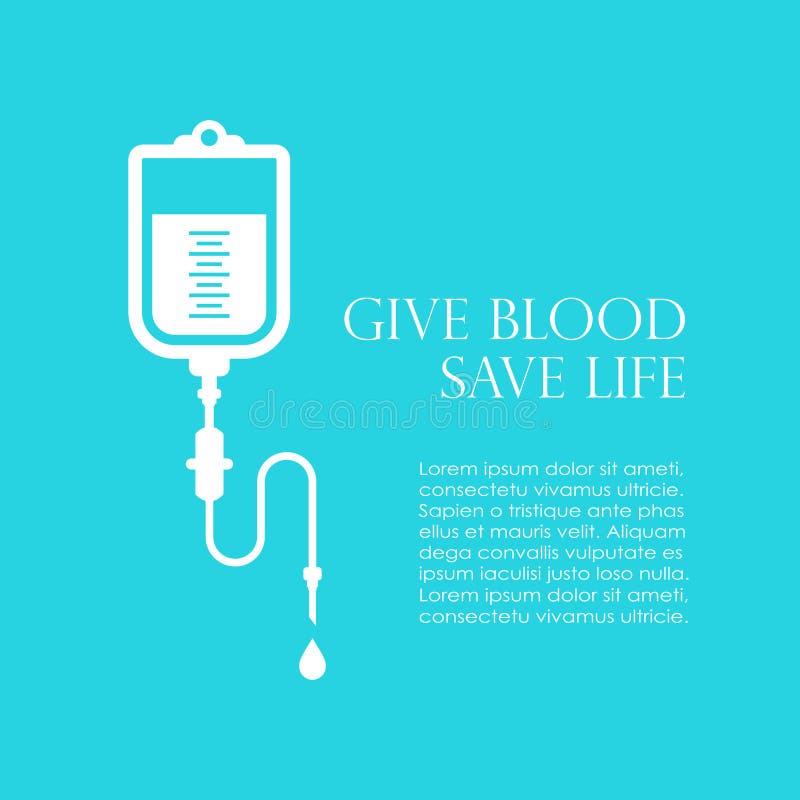 Give blood vector poster stock vector. Illustration of drip - 129672795