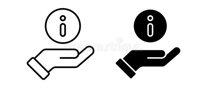 Give Information Icon Vector Set. Search Results Symbol Stock Vector ...