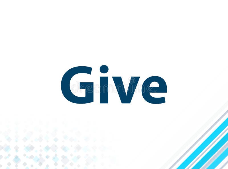 Give Modern Flat Design Blue Abstract Background Stock Illustration ...
