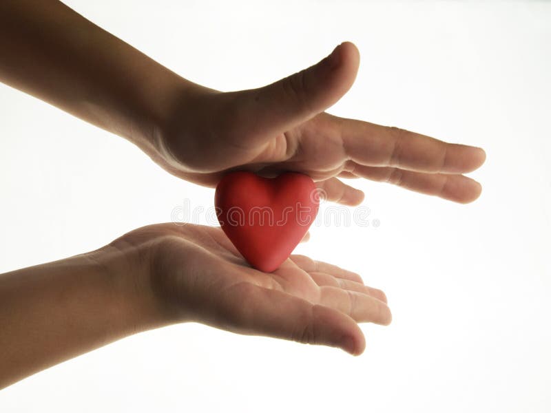 Give love stock image. Image of passion, hand, lights - 18297903