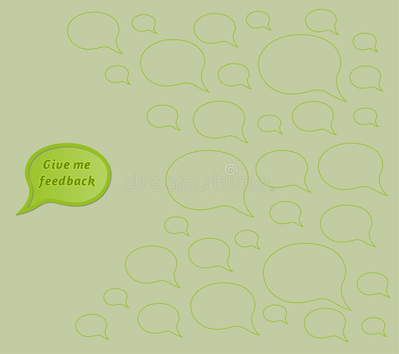 Give Me Feedback Speech Bubbles Stock Illustrations – 3 Give Me ...