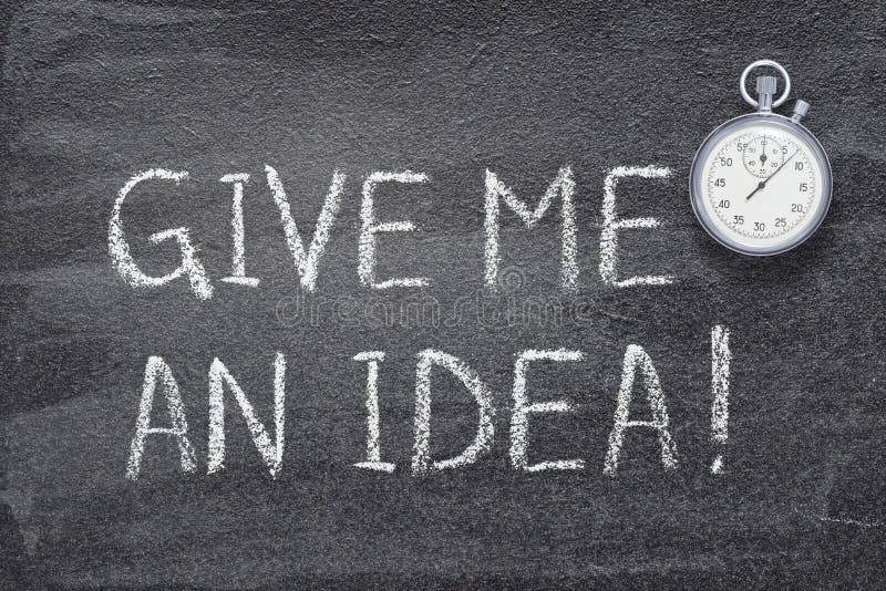 Give me an idea watch stock photo. Image of give, exclamation - 320301964