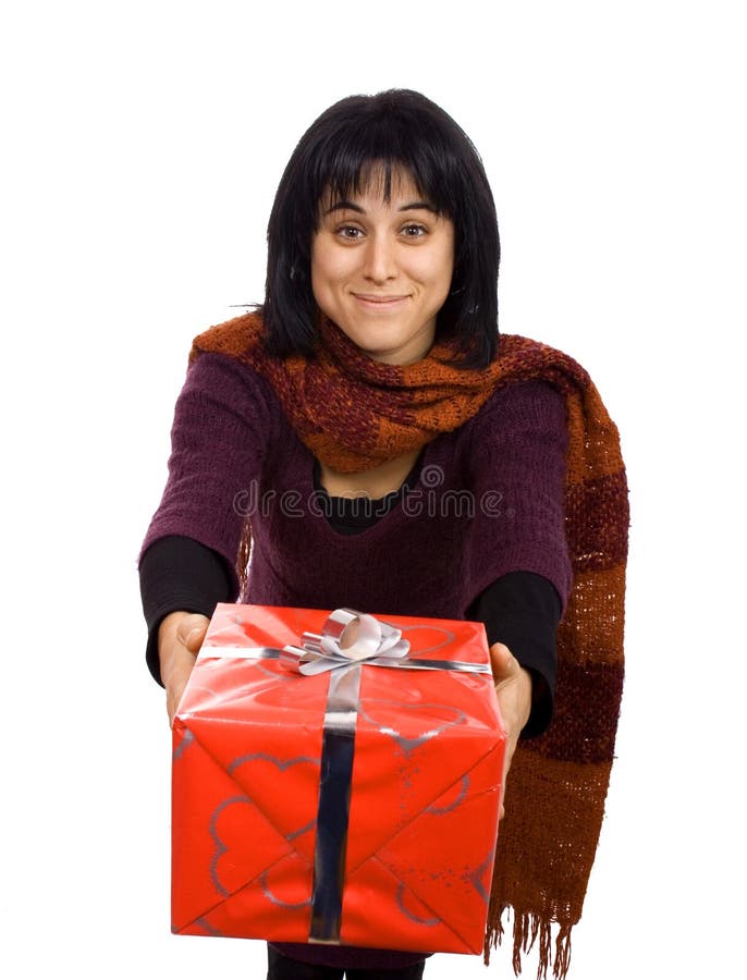Give me a present stock image. Image of anniversary, paper - 7373031