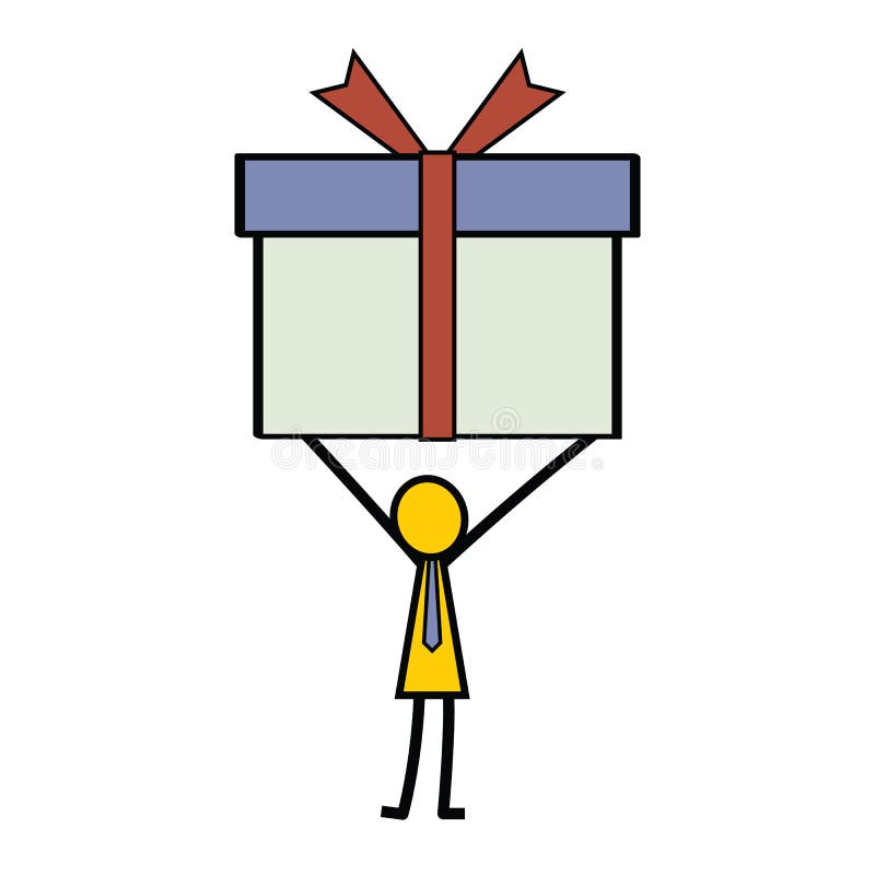 Give present box stock vector. Illustration of gift, christmas - 47855211