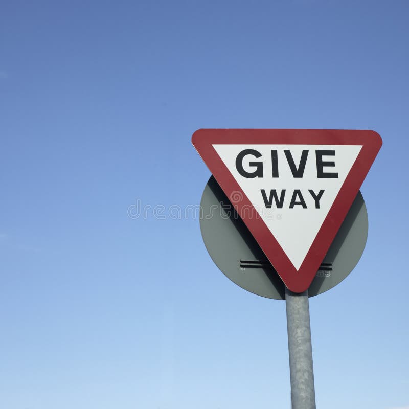 Give Way Sign Picture. Image: 4643147