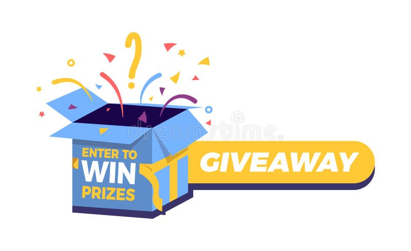 Giveaway Enter To Win Prizes with a Gift Box Package Exploding in ...