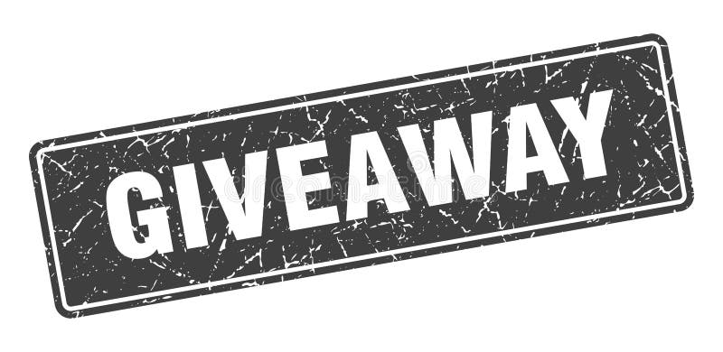 Giveaway stamp. sign. seal stock vector. Illustration of banner - 90345282