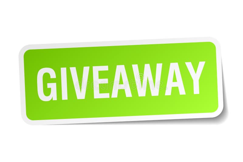 Giveaway. Sticker for Social Media Content. Vector Hand Drawn ...