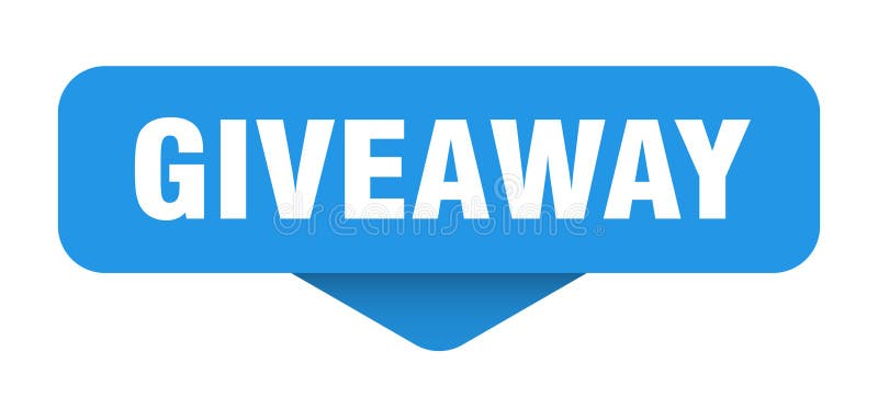Giveaway Sticker. Giveaway Sign on Transparent Background Stock Vector ...