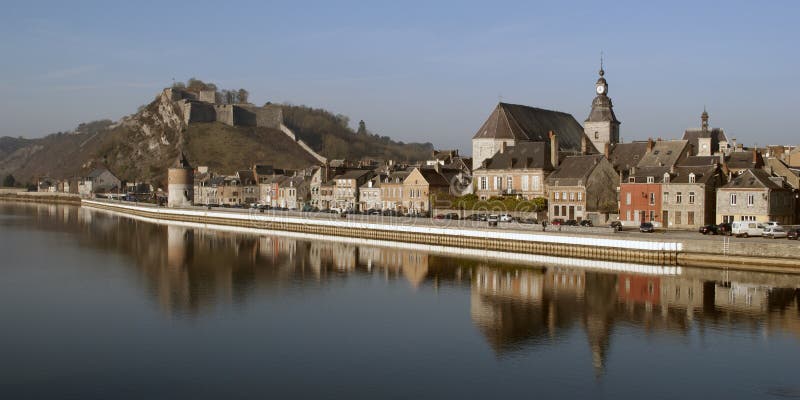 Givet: Small French Town at the Water Stock Photo - Image of north ...