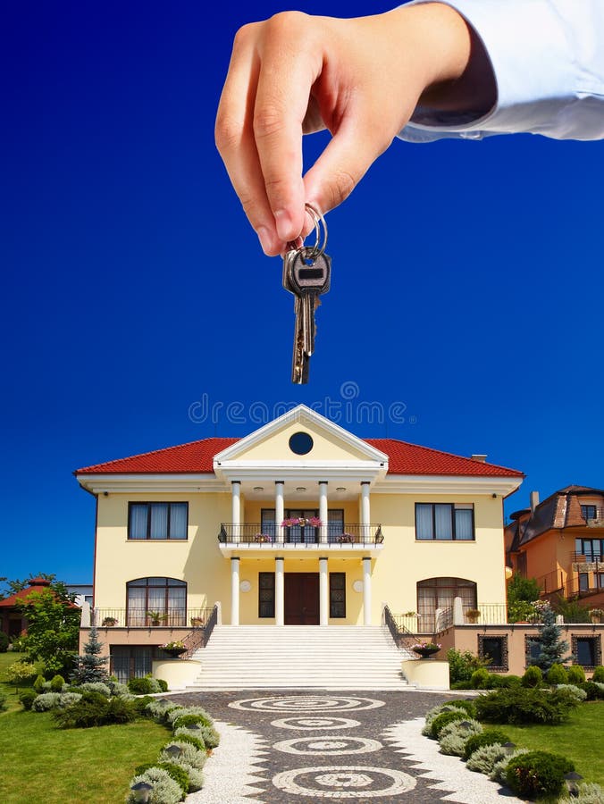 Giving away the keys stock image. Image of passing, adult - 2809657
