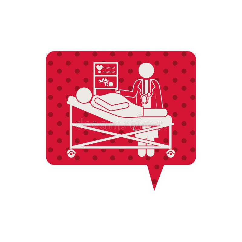 Giving birth pictogram stock vector. Illustration of healthcare - 84912055