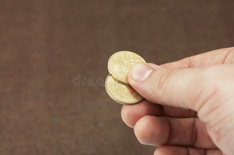 Coins in hand with pocket stock photo. Image of cash, money - 4717248