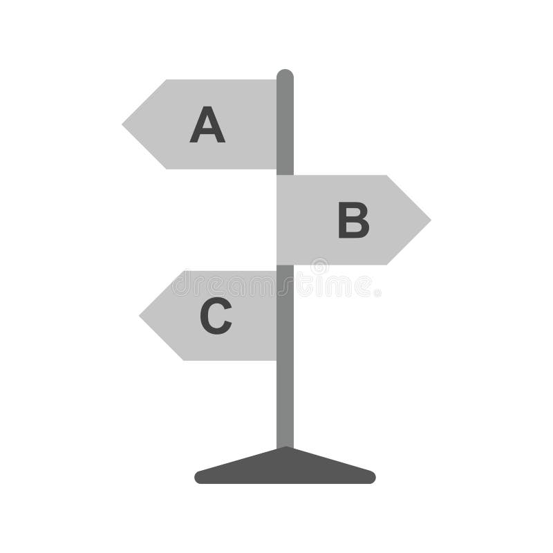 Giving Direction stock vector. Illustration of information - 101011263