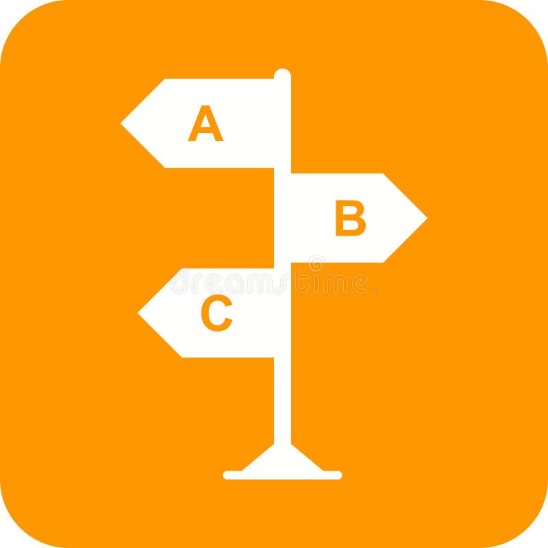 Giving Direction stock vector. Illustration of give - 101084781