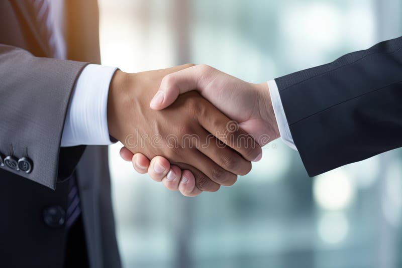 Giving Each Other a Hand. Generative AI Stock Illustration ...