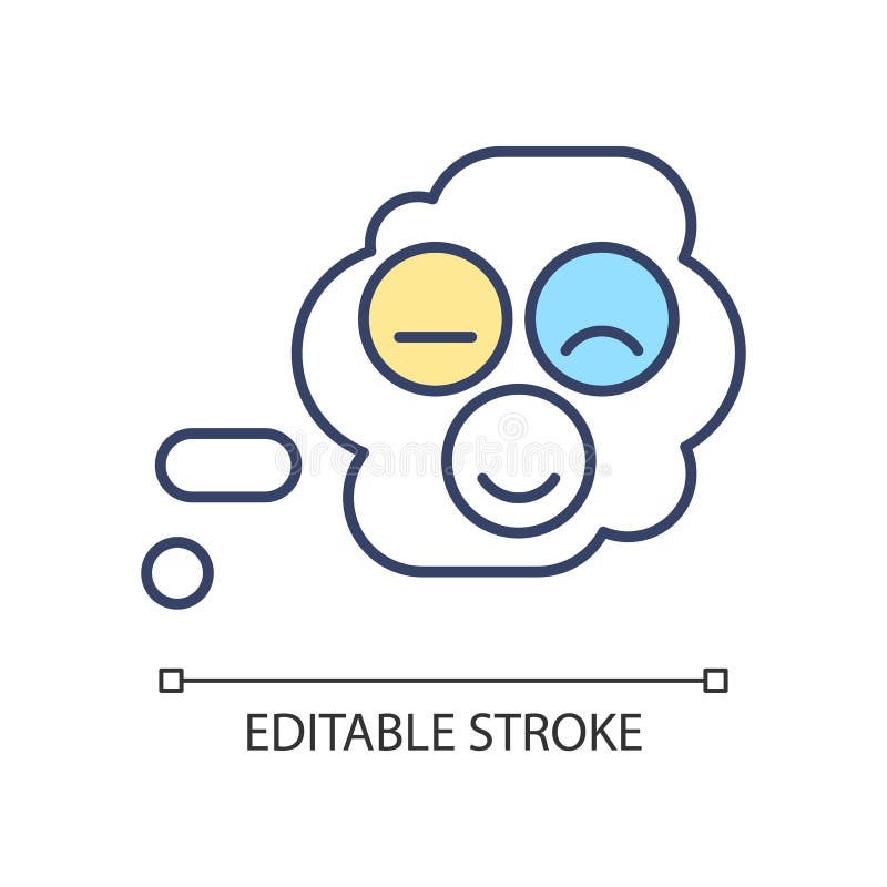 Giving Feedback Process RGB Color Icon Stock Vector - Illustration of ...