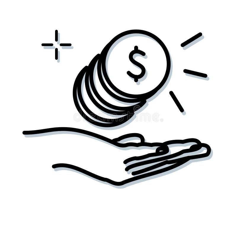 Giving Finance To Boost Economy Icon Stock Illustration - Illustration ... Giving Finance To Boost Economy Icon Stock Illustration - Illustration ...