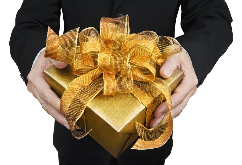 Giving a gift stock photo. Image of gift, giving, concepts - 27088440