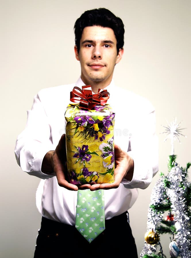 Giving a gift stock photo. Image of fingers, presents - 3300130