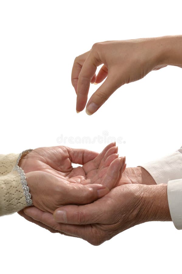 Giving hands closeup stock photo. Image of recovery, selective - 39807622