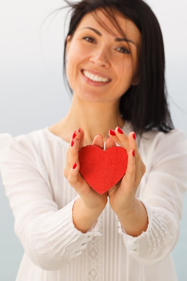 Giving Heart stock photo. Image of heart, beautiful, black - 36752272