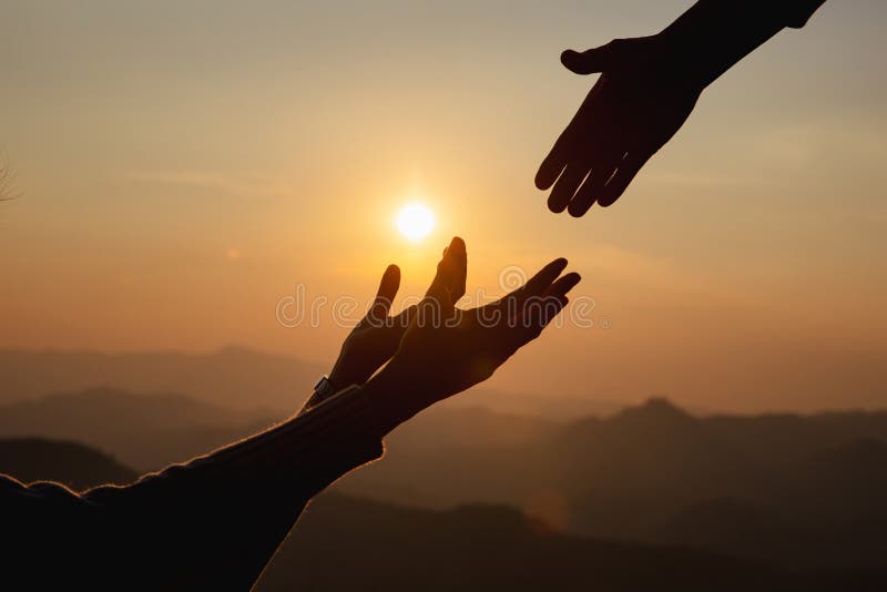 Giving a helping hand stock photo. Image of evangel - 247865080