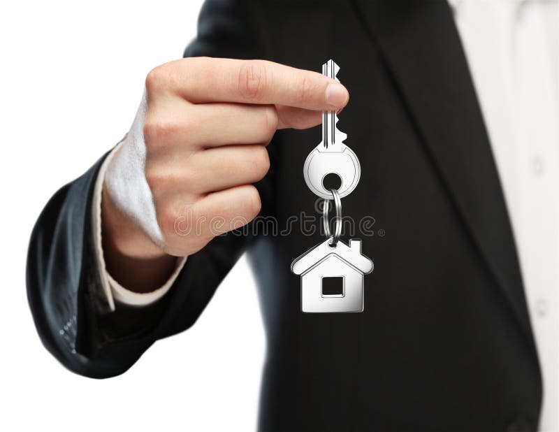 Giving house keys stock photo. Image of moving, buildings - 32357568