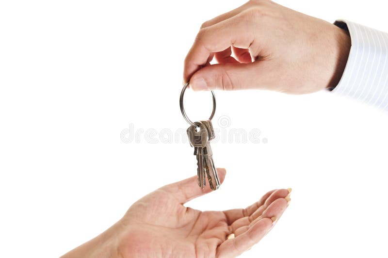 Giving keys stock photo. Image of finger, real, concept - 18593602