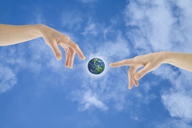 Giving live to Earth stock image. Image of planet, environment - 16506945