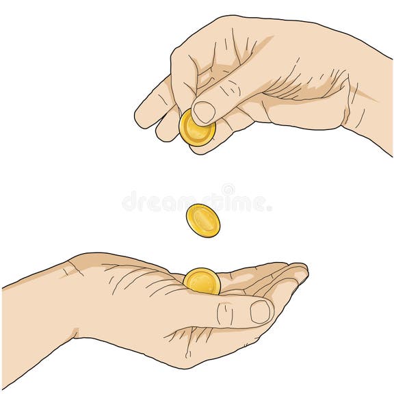 Giving Money To Poor Stock Illustrations – 382 Giving Money To Poor ...