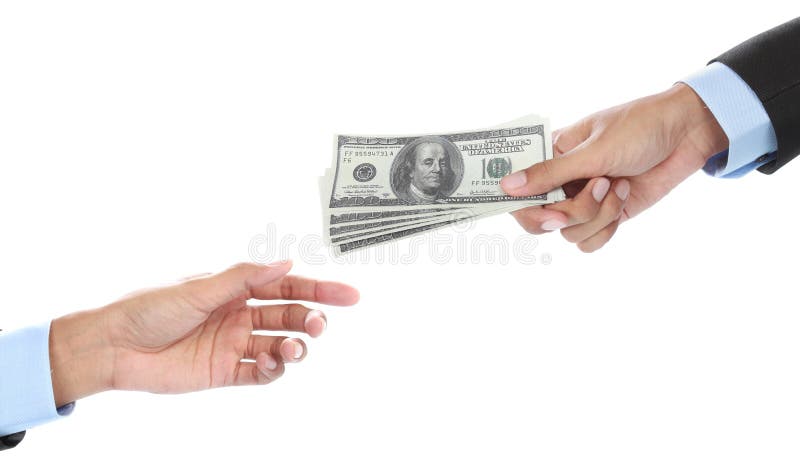 Giving money stock photo. Image of income, finance, boss - 25583332