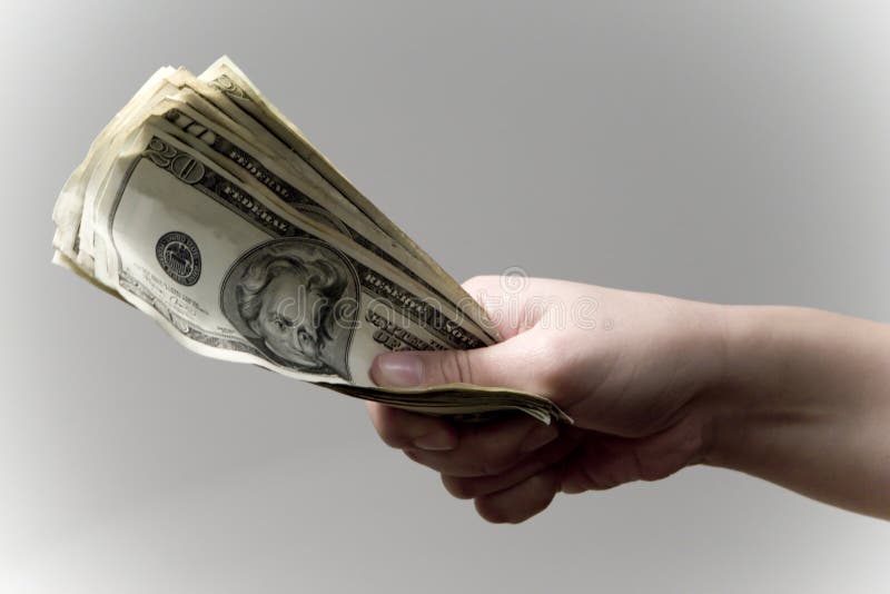 Giving Money stock image. Image of barter, business, debit - 570741